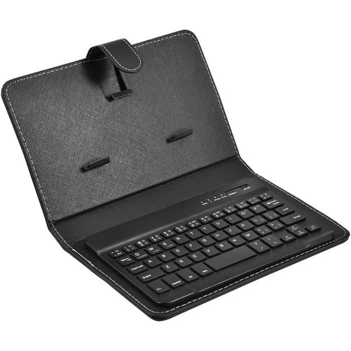 Mini Clavier Sans Bluetooth Avec Étui En Cuir Pu Pour Smartphone ...