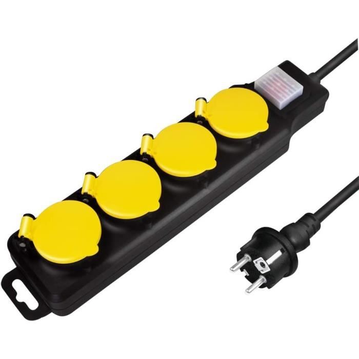 Lps254 Bloc Multiprise Pour Extérieur, 4 Prises (4 X Cee 7-3) Avec ...