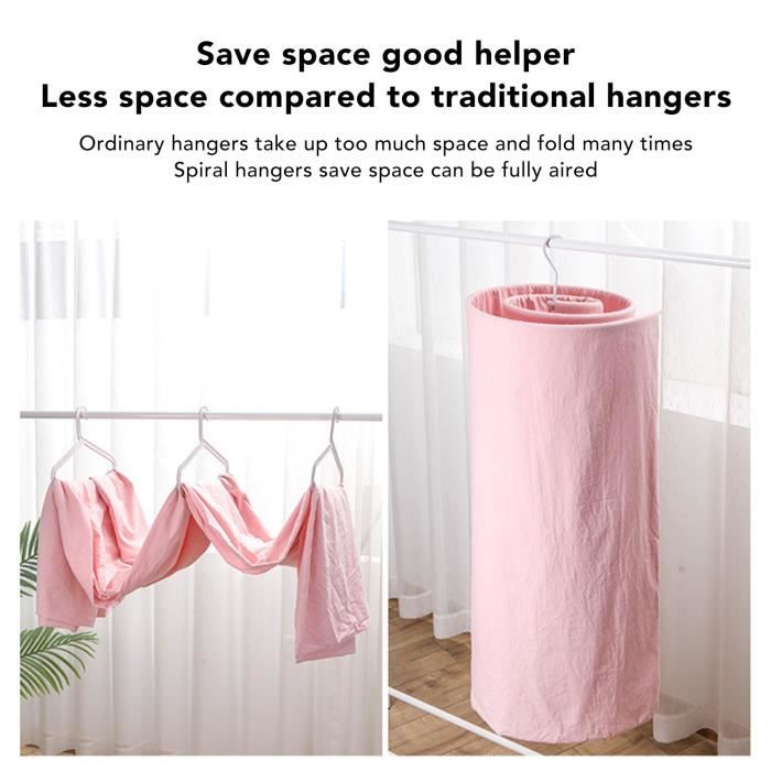 FHE-Cintre rond pour draps de courtepointe en spirale Spirale Feuille ...