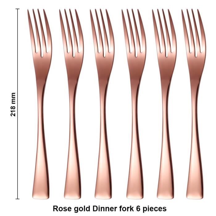 FOURCHETTE DE TABLE,Rosegold dinner fork--Fourchette à Dessert en acier ...