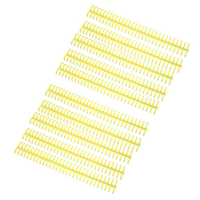 ZJCHAO Épines de reliure 10 pièces de reliure épines spirales bobines ...