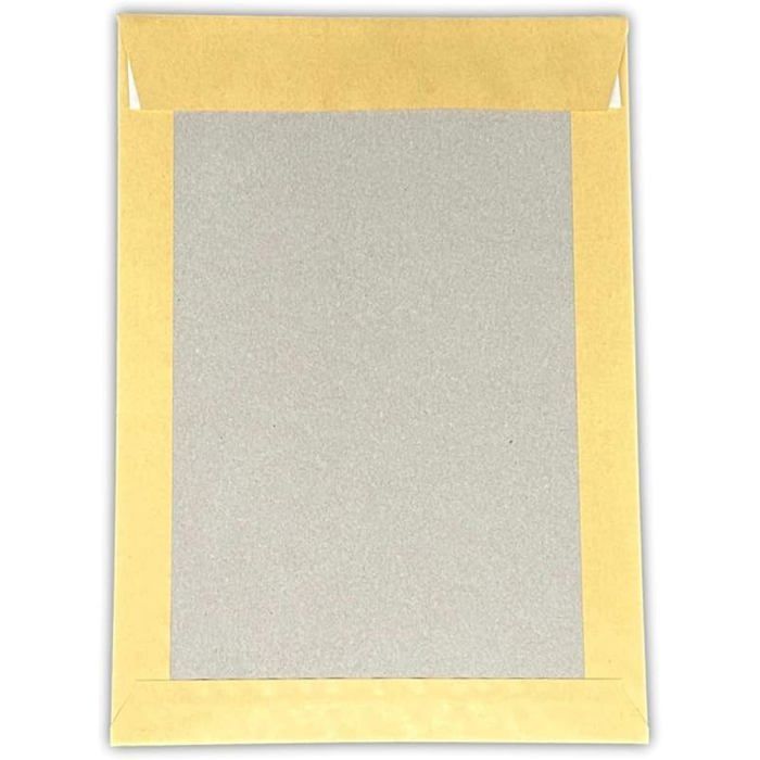5 enveloppe DOS CARTON RIGIDE A4 MARRON clair C4 229 X 324 poche, pour ...