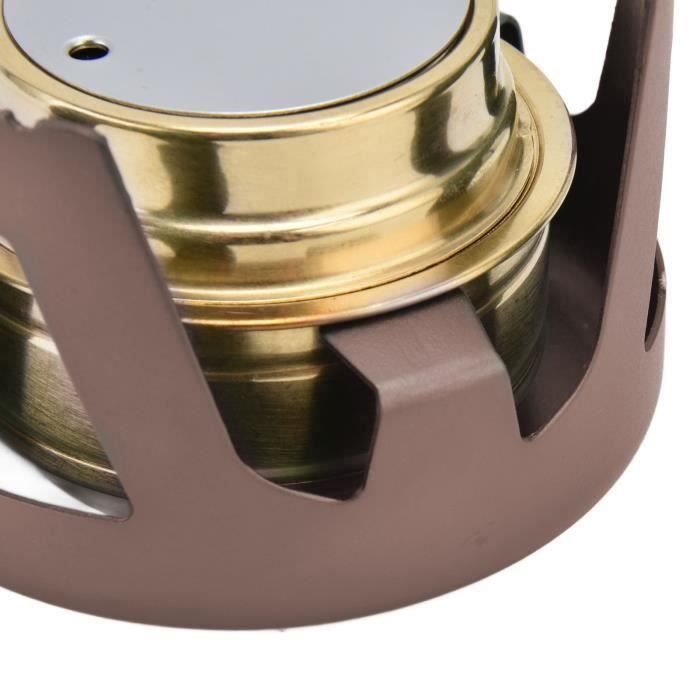 COOK-Le fourneau Réchaud de camping portable coupe-vent vaporisable à ...
