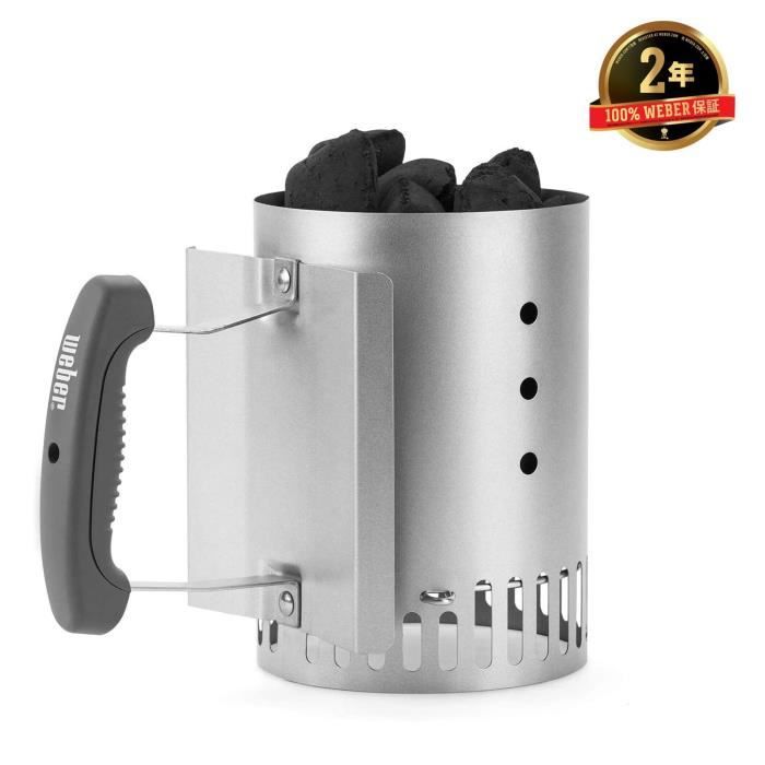 Cheminée d'allumage - WEBER - Petit Modèle Smokey Joe - Acier ...