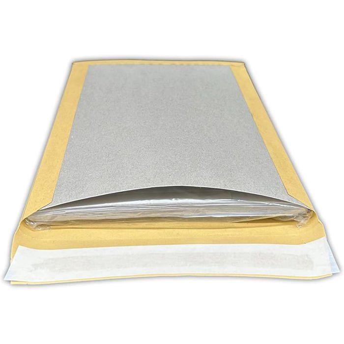 5 enveloppe DOS CARTON RIGIDE A4 MARRON clair C4 229 X 324 poche, pour ...