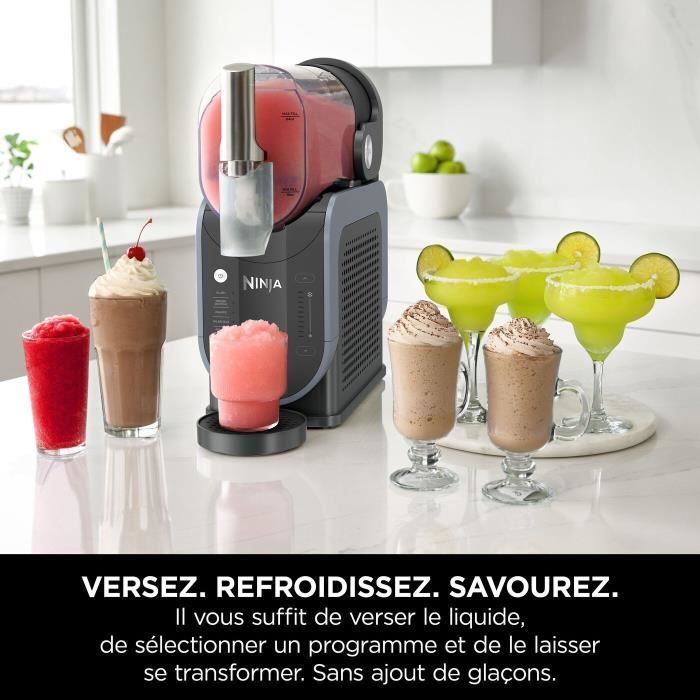 Machine à boissons glacées et granitées NINJA - Slushi FS301EU - Capacité 2,5L - 5 programmes ...