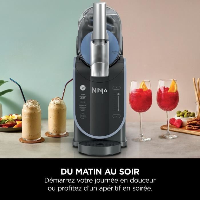 Machine à boissons glacées et granitées NINJA - Slushi FS301EU - Capacité 2,5L - 5 programmes ...