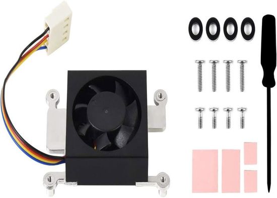 Dedicated 3007 Cooling Fan for Raspberry Pi Compute Module 4 CM4 Low Noise with Thermal Tapes ...