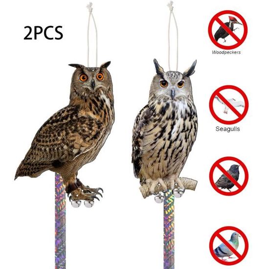 Répulsif Oiseaux,Effaroucheur d'Oiseaux,Épouvantail Oiseaux,Bande ...