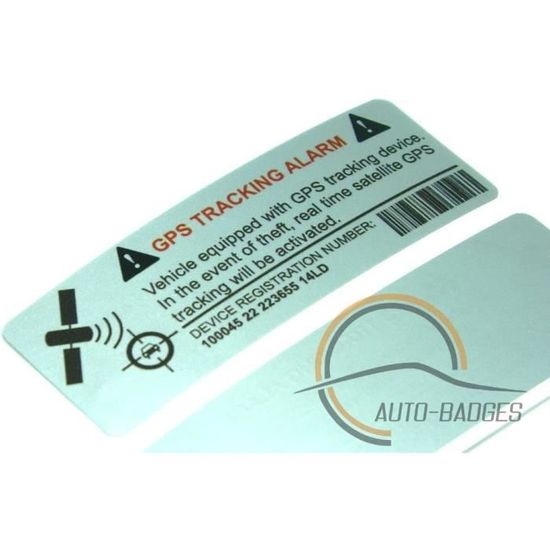 Auto-badges Lot de 2 autocollants pour voiture en vinyle Inscription ...