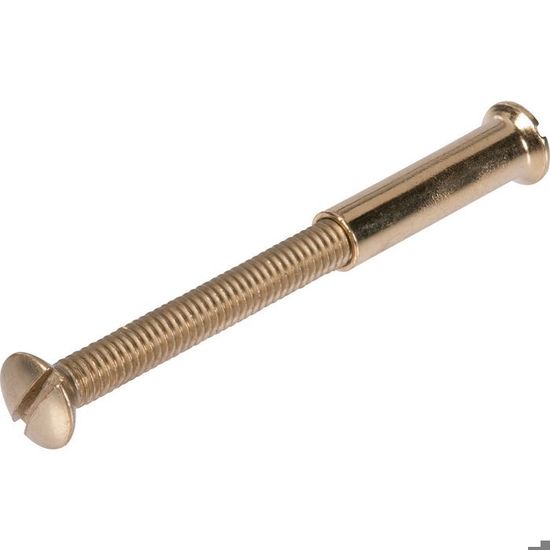 Vis + douille laiton - Cadap - Pour poignée de porte - 4 x 45 mm ...