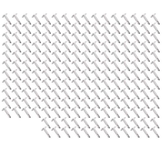 Kit de 200 vis autoperceuses en acier Cikonielf M4.2x16 à tête de rondelle ronde - Cdiscount ...