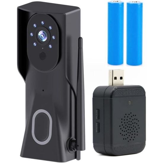 Caméra De Sonnette Vidéo Sans Fil Avec Carillon, Tuya Smart Home Vidéo ...