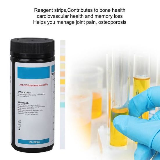 Mesurer les niveaux de cétone 100 pièces URS 9 bandelettes réactives ...