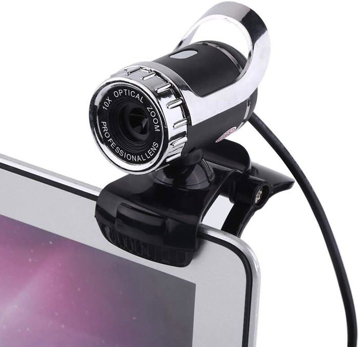 Webcam PC, 0.3MP 30fps Mini caméra vidéo HD pivotante à 360 ° avec ...