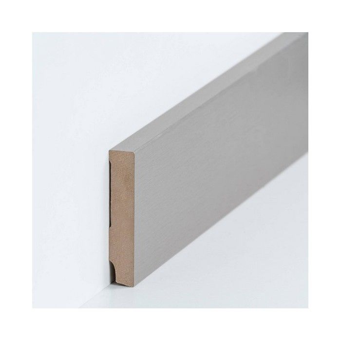 Plinthe MDF 16 x 80 x 2500 mm âme MDF filmée Plinthe Crème by PROVISTON ...