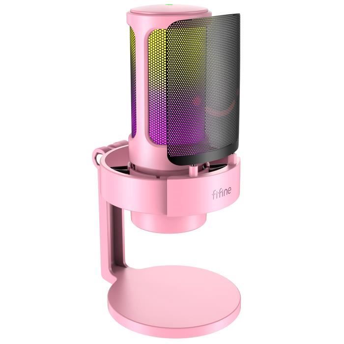 Rose Microphone USB pour enregistrement et Streaming sur PC et Mac ...