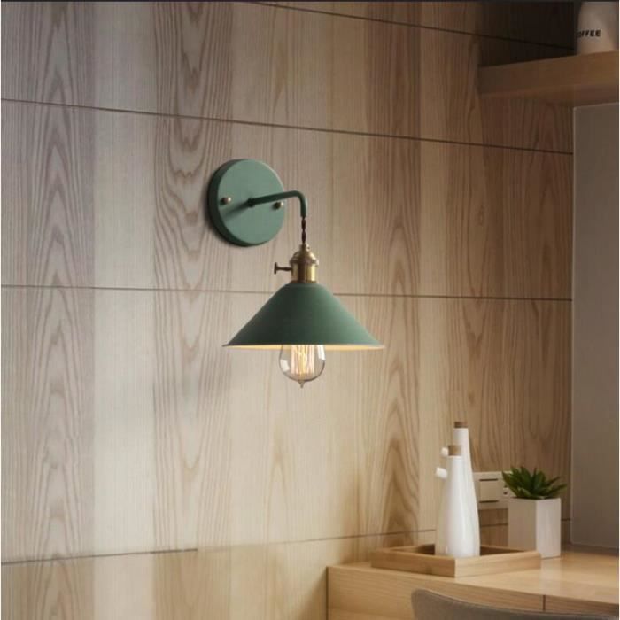 Vert - Applique murale moderne simple en fer, décoration de maison de ...