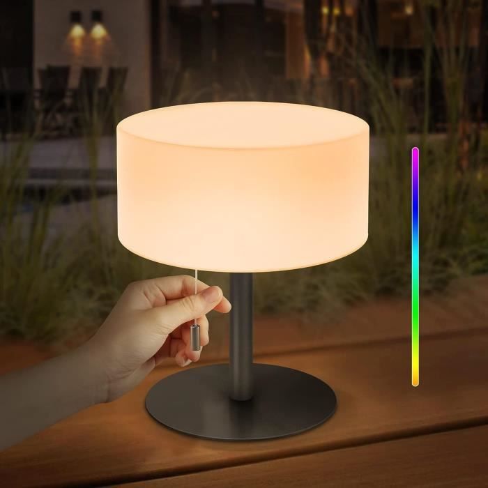 Lampe De Table Sans Fil Rechargeable Moderne, Lampe De Chevet Led ...