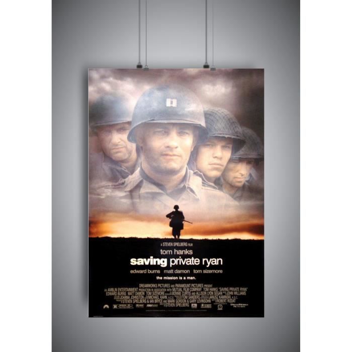 Poster affiche Saving Private Ryan Classic 90s Movie - A3 (42x29,7cm ...