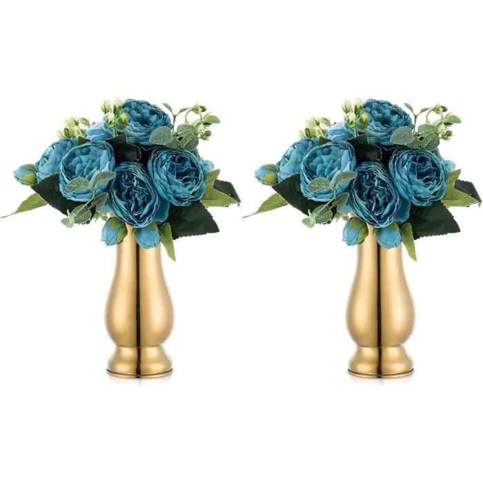 2 Pièces Centrestable Métal Vase Pour La Décoration Table Fête Mariage ...