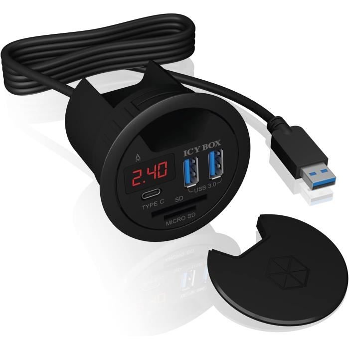 Ib-Hub1404 Hub Usb Noir 60 Mm[n101] - Cdiscount Informatique