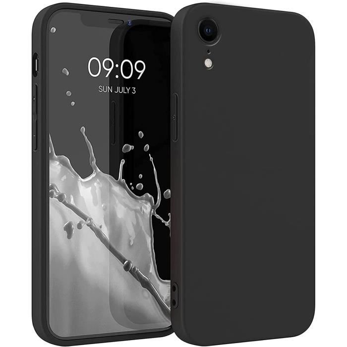 Coque en silicone iPhone XR Noir Coque les accessoires Magsafe et ...