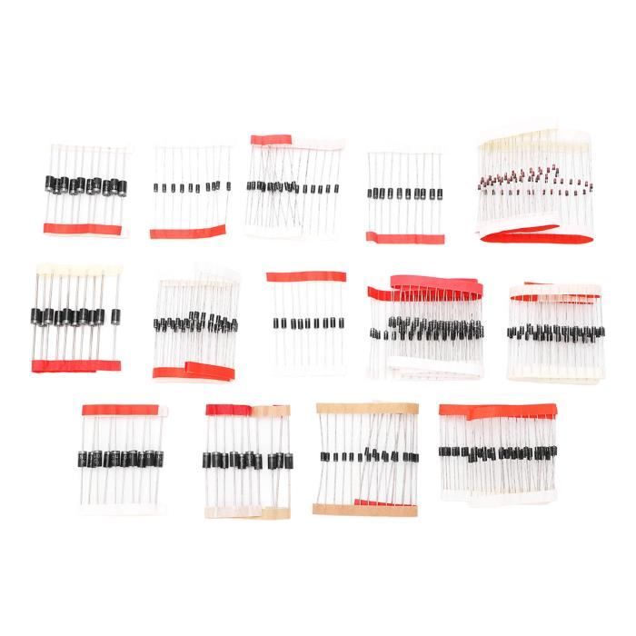 Cikonielf Diode de commutation 240Pcs Diode 14 Valeurs Redresseur ...