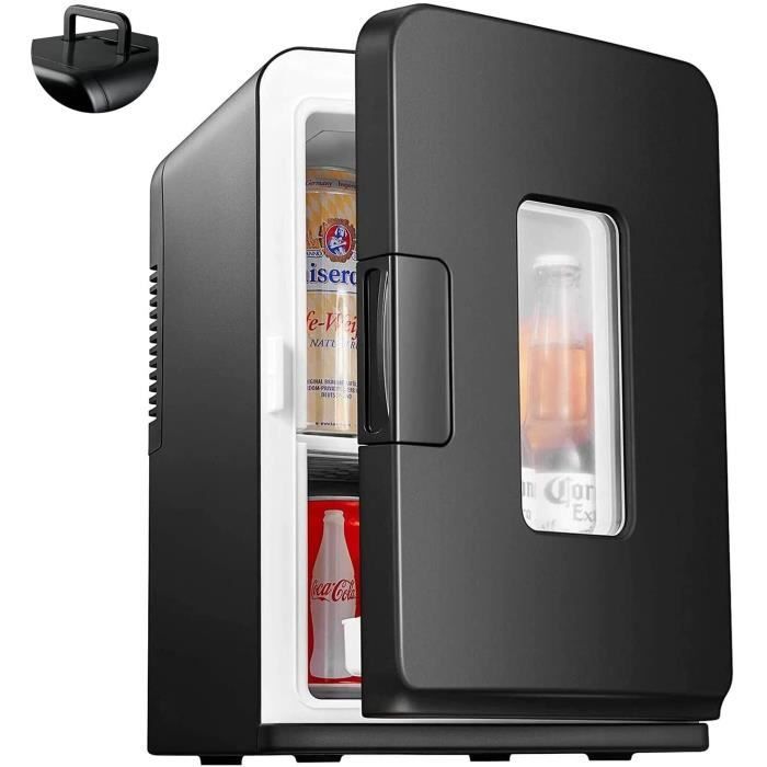 FEMOR Mini Frigo de Chambre 12V/220V, 15L Mini Réfrigérateur Portable ...