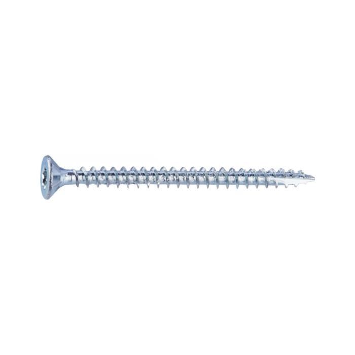 Vis autoperceuses FIX PRO - Blanc - 500 - 3,5x45 - Tête fraisée - Ecrou ...