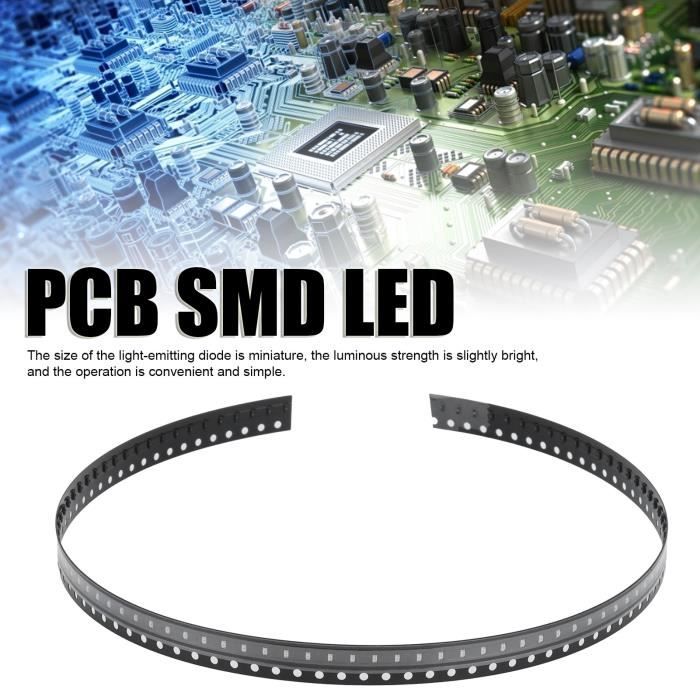 LED SMD PCB 100pcs Diodes LED SMD Composants lectroniques Haute ...