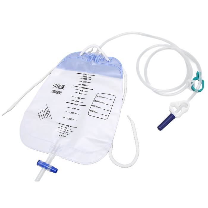 Sac collecteur d'urine en PVC - PWSHYMI - 5 pièces - Capacité 1500 ml ...