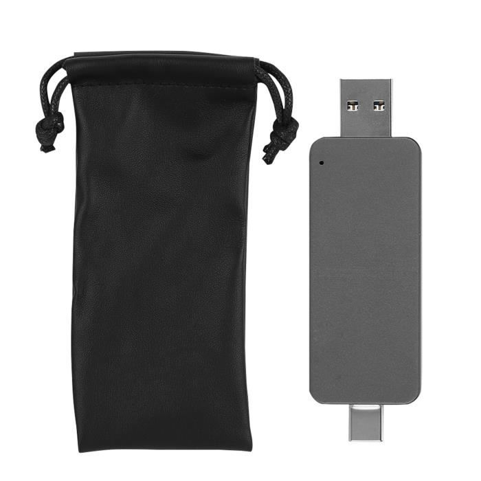 Qiilu SSD mobile Disque dur à semi-conducteurs portable de type C pour ...