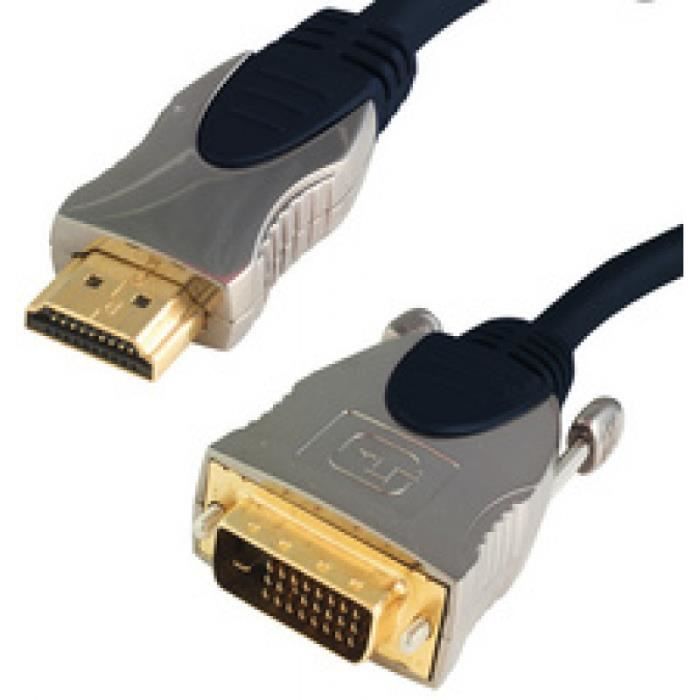 Shiverpeaks shiverpeaks professional câble hdmi, hdmi mâle - dvi-d mâle noir noir Noir ...