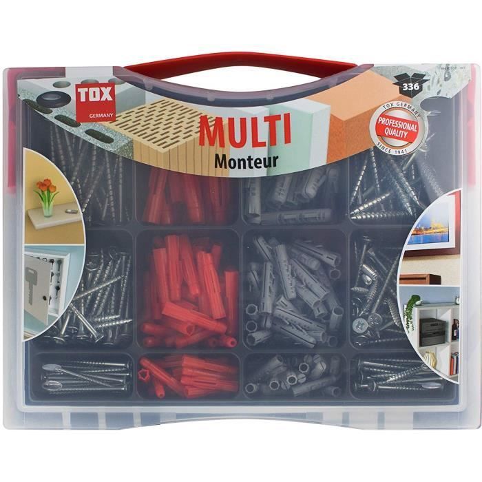 TOX assortiment standard Multi Monteur, 336 pièces, 0 - 94901021 ...