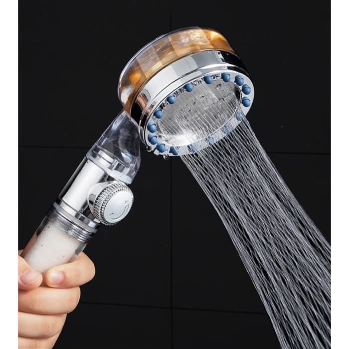 Pommeau De Douche Douche À Hélice Haute Pression Pomme De Douche Avec