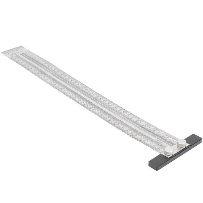 YOSOO Règle de traçage précise Règle de Ligne en Acier Inoxydable ...