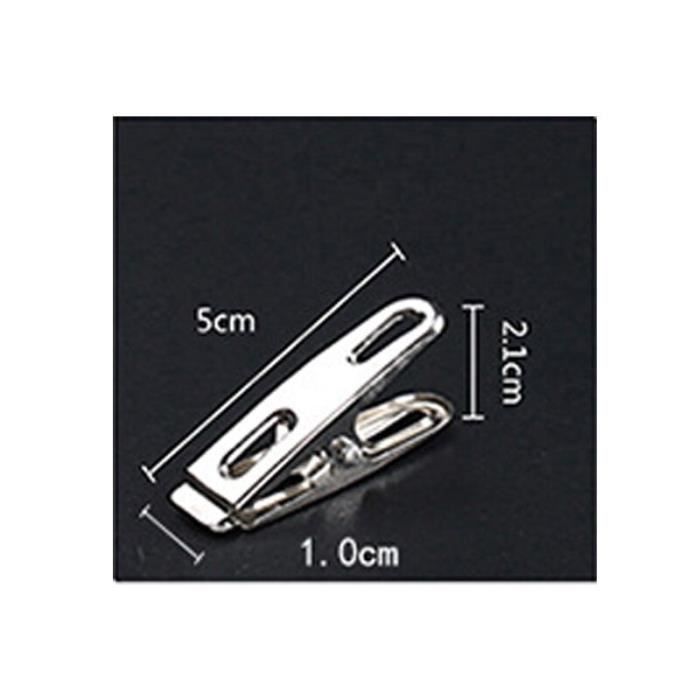 PINCE A LINGE,20pcs--Épingle à linge en acier inoxydable, porte pinces ...