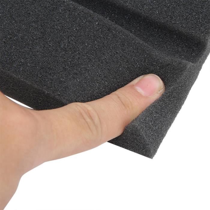 Fdit éponge d'insonorisation 6 pièces 25x25x2 cm insonorisation mousse ...