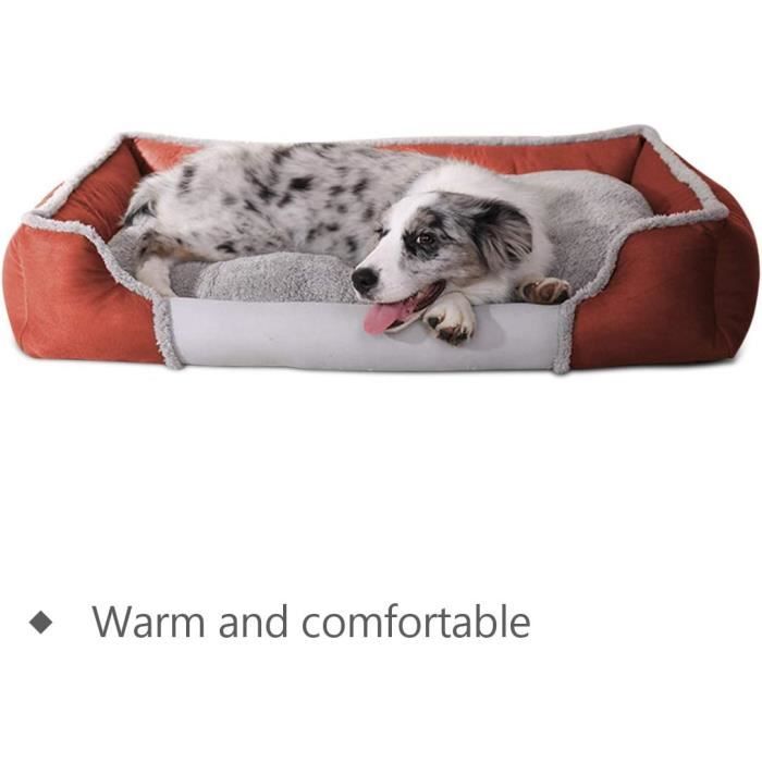 Lits pour Chiens Moyens Panier pour Chien Matelas Moelleux Couchage ...