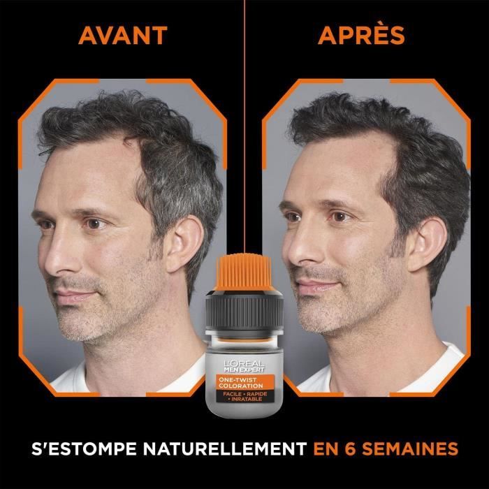 L'Oréal Paris Men Expert - Coloration pour Homme - One Twist Coloration ...