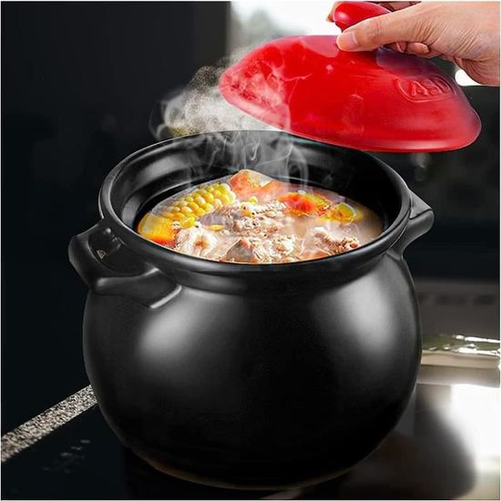 Pot d'argile pour la cuisson en céramique Cocotte chinoise Passe au ...