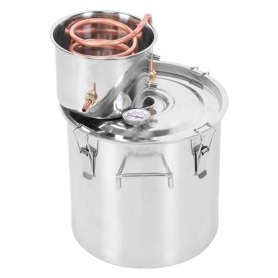 EJ.life Distillateur Eau Pure Cuivre/Inox - Portable et Facile à ...