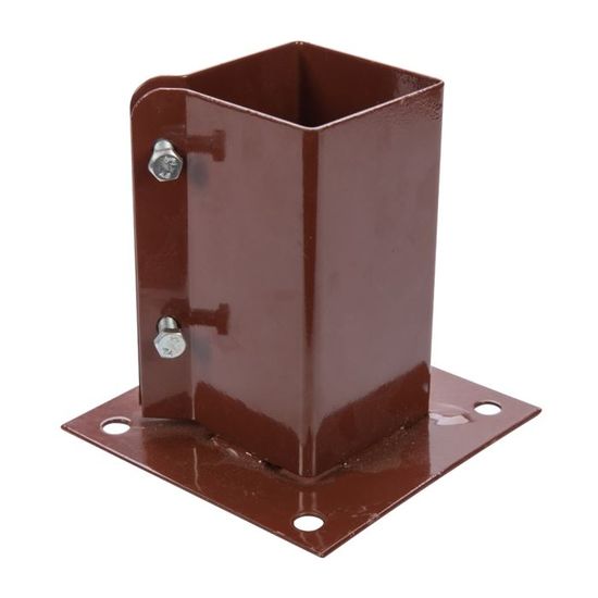 Support de Poteau à Fixer - FIXMAN - 926988 - Acier Galvanisé - 50 x 50 ...
