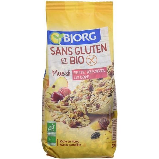 Muesli - Fruits Sans Gluten Bio 375 - Cdiscount Au quotidien