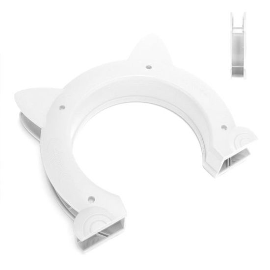 Porte de chat - SURENHAP - Modèle en ABS - Forme de tête de chat ...