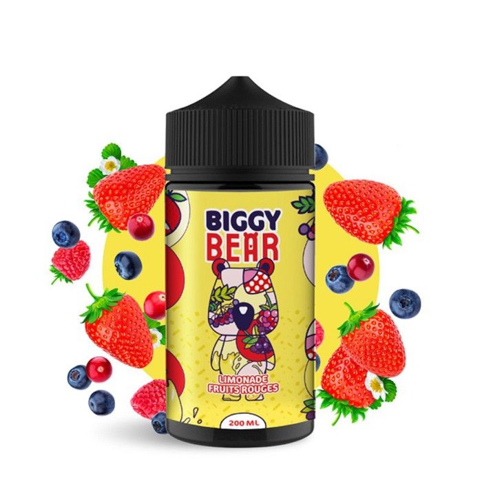 Limonade Fruits Rouges 200ml - Biggy Bear - 0mg - Cdiscount Au quotidien