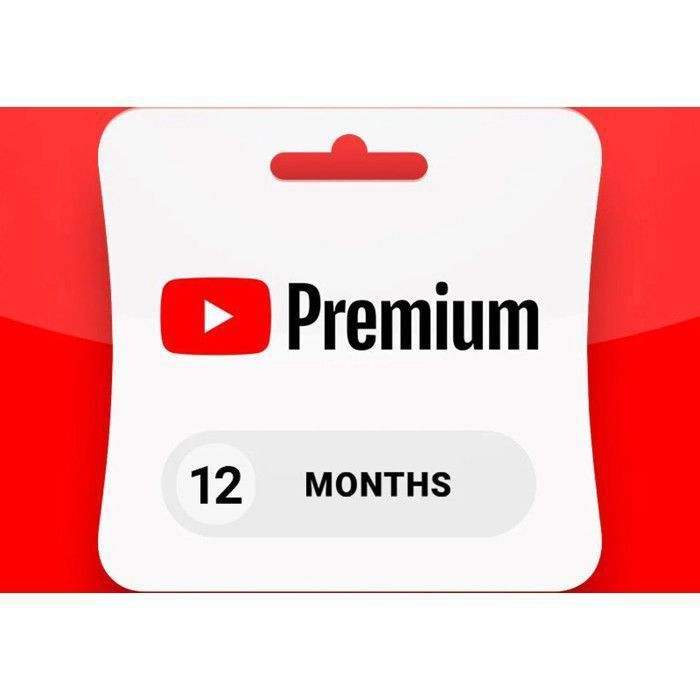 YouTube Premium 12 Mois – Compte Personnel – Téléchargement et Lecture ...