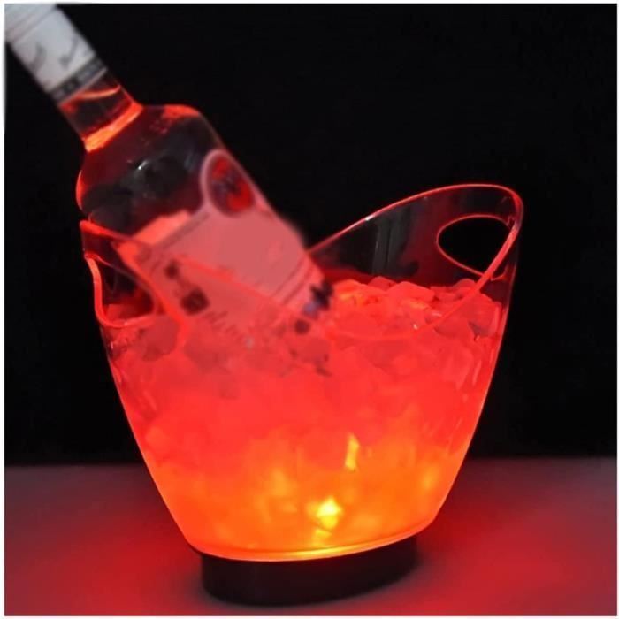 Seau à Champagne dégradé léger Seau à Glace dégradé Bar Abreuvoir à vin ...