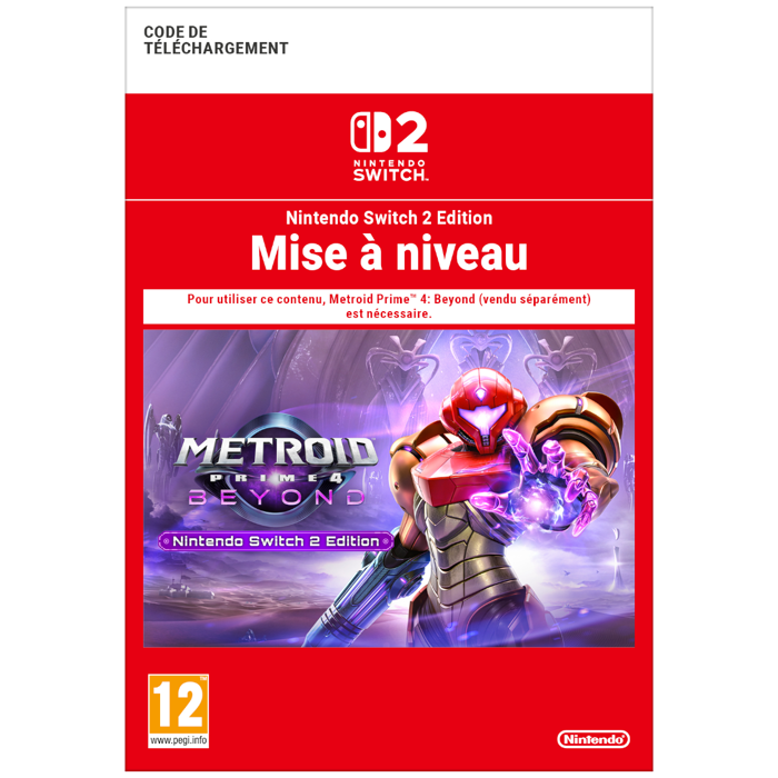 DLC Mise à niveau "Nintendo Switch 2 Edition" pour Metroid Prime 4 ...